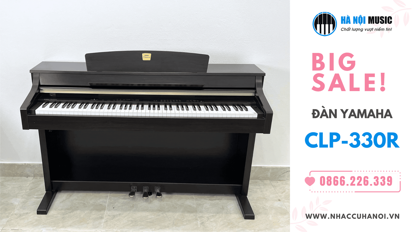 Đàn Piano Yamaha CLP330 – Nhạc Cụ Hà Nội